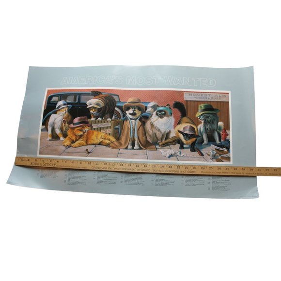 Bryan Moon | Art | Americas Most Wanted Bryan Moon Print Signed Cats ...